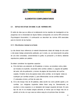 MANUAL PARA PRESENTAR MONOGRAFIAS UDABOL | DOC