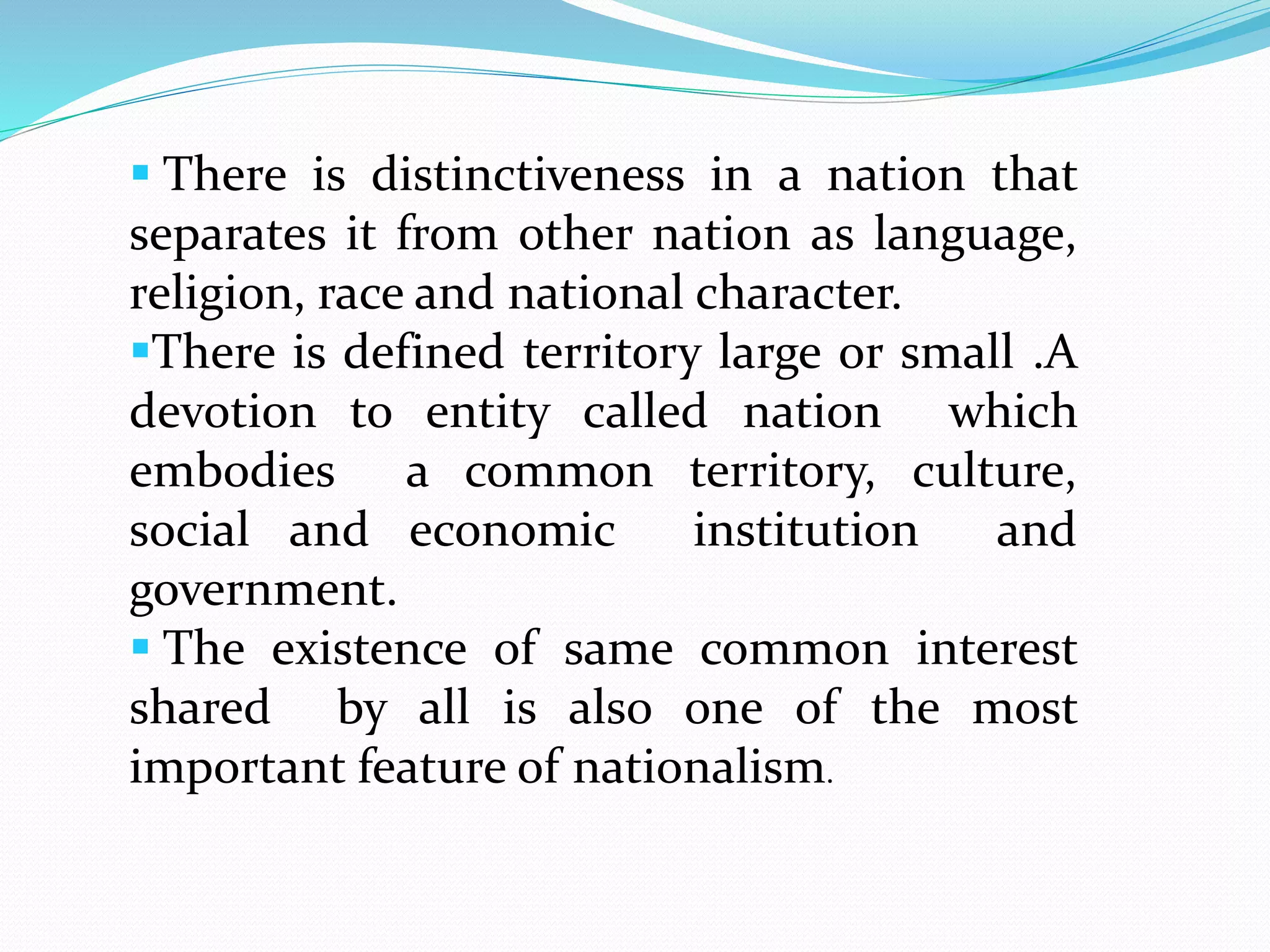 Nationalism | independence | self determination | PPT