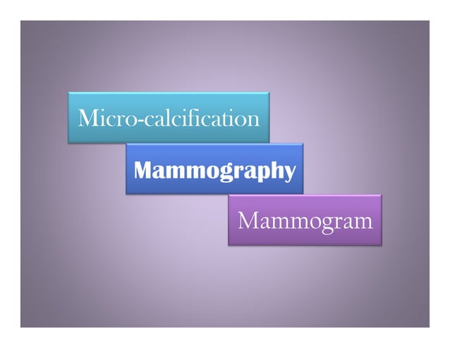 MICROCALCIFICATION IDENTIFICATION IN DIGITAL MAMMOGRAM FOR EARLY ...