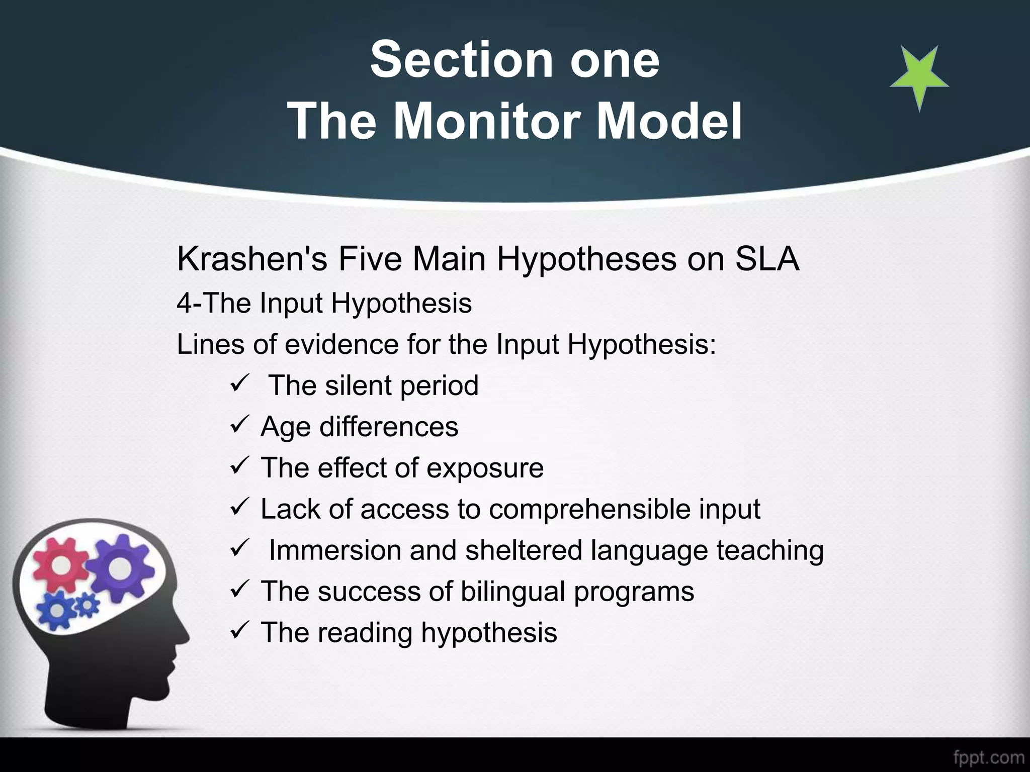 M.cheraghi Krashen-monitor model -BICS and CALP | PPT