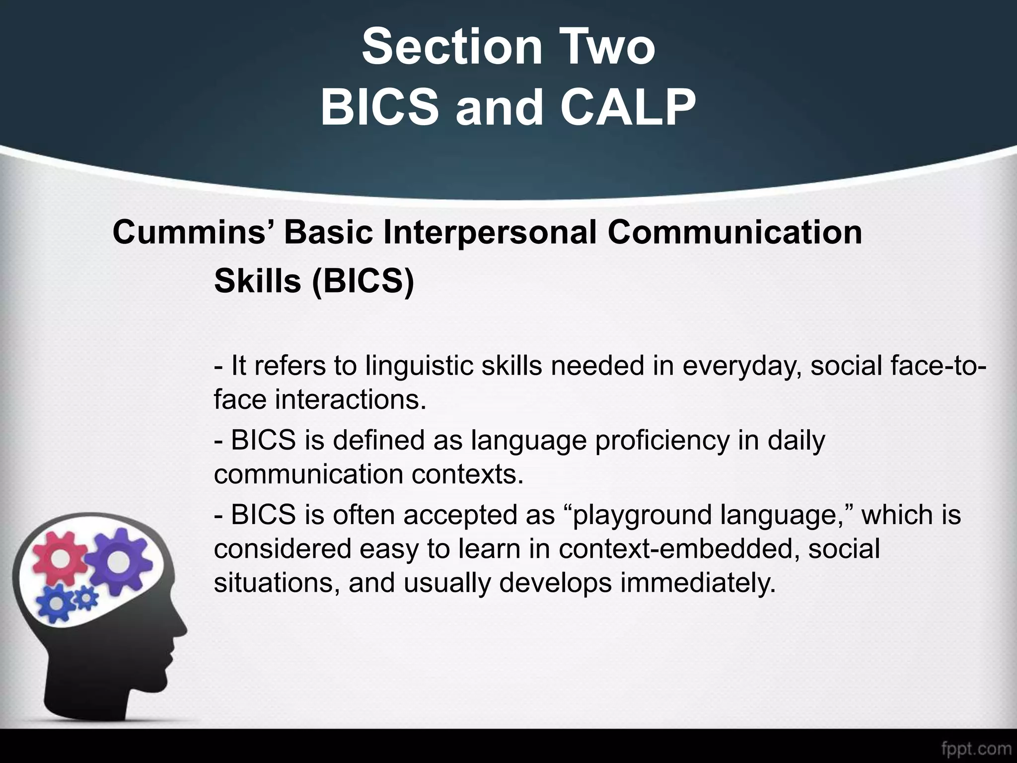 M.cheraghi Krashen-monitor model -BICS and CALP | PPT