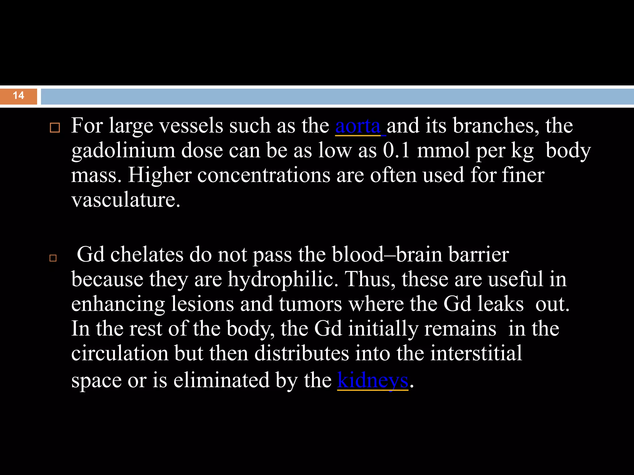 MRI Contrast Agent & Its Principle | PPTX