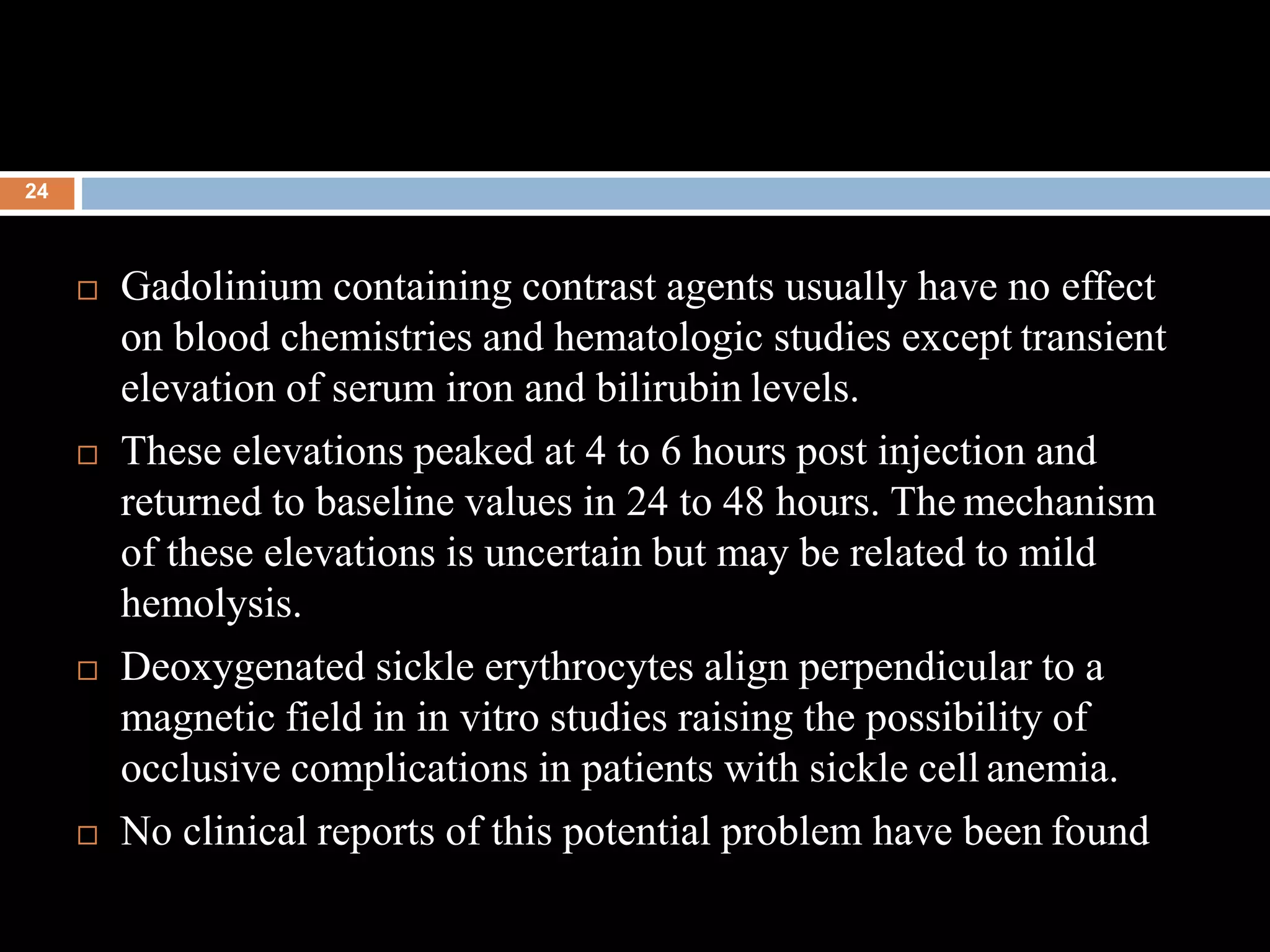 MRI Contrast Agent & Its Principle | PPTX