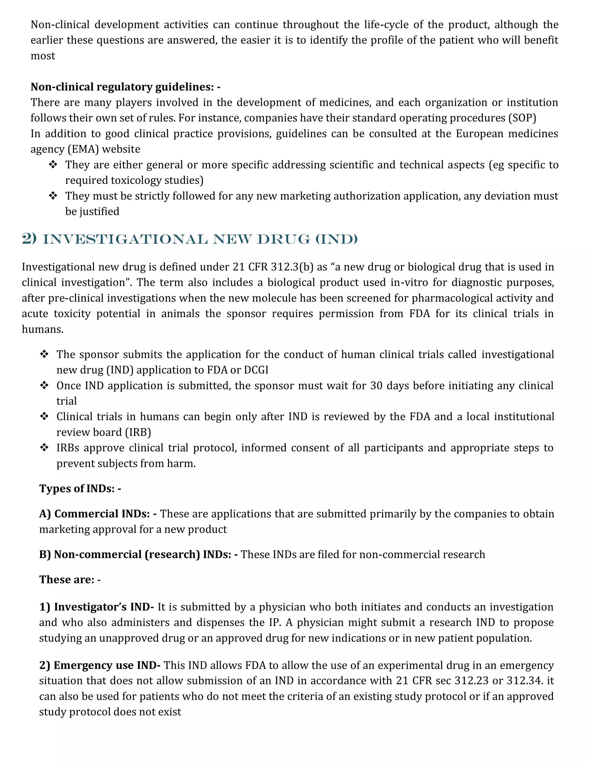 Non-clinical drug development | PDF