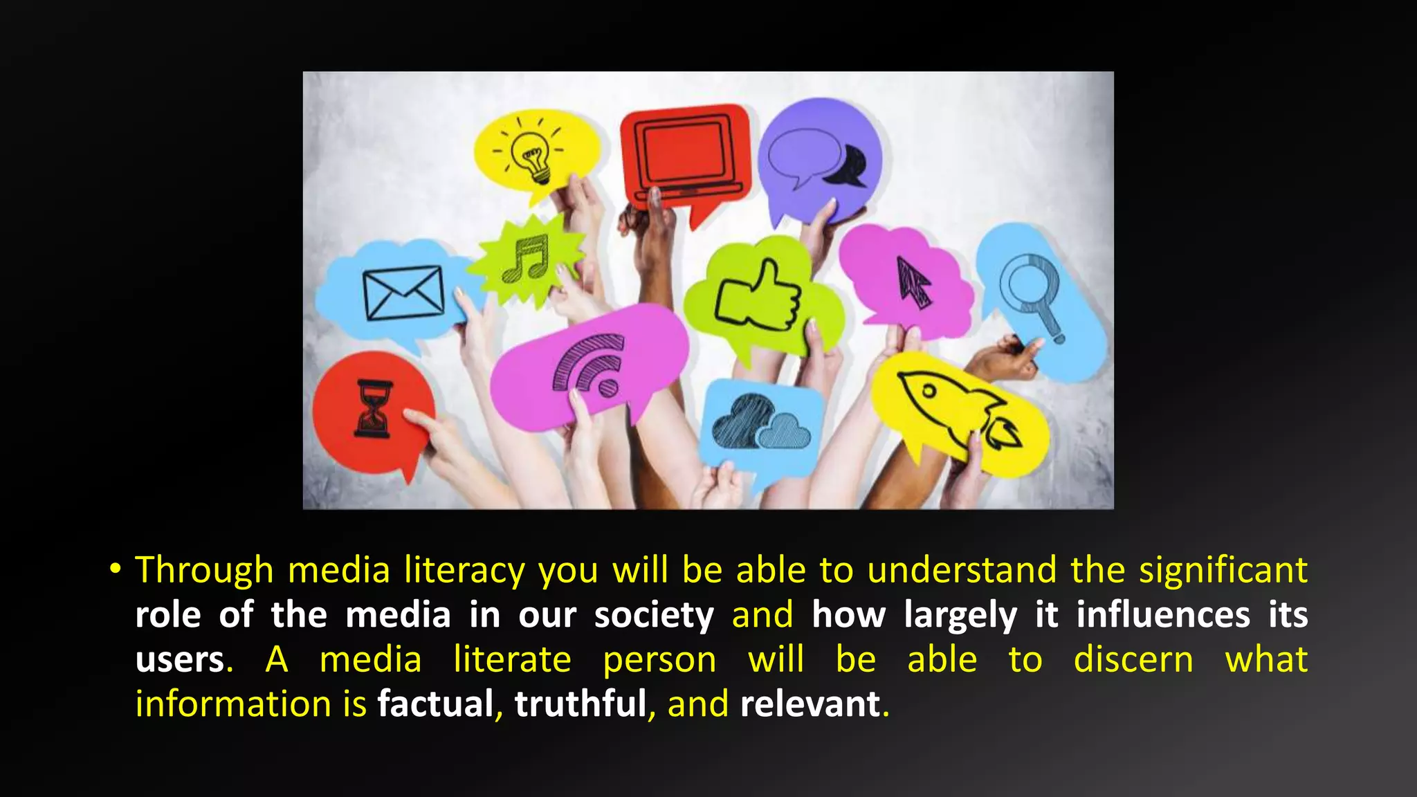 Three Literacy: Media, Information, Technology Literacy. | PPTX
