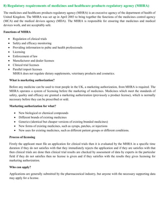 CMC, post approval regulatory affairs, etc | PDF