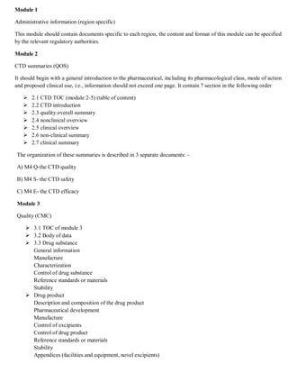 CMC, post approval regulatory affairs, etc | PDF