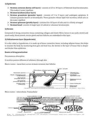 Transdermal drug delivery system | PDF