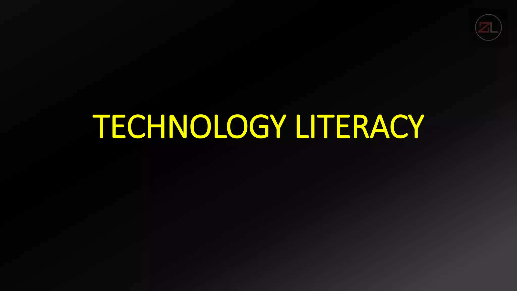 Media, information and technology literacy | PPTX