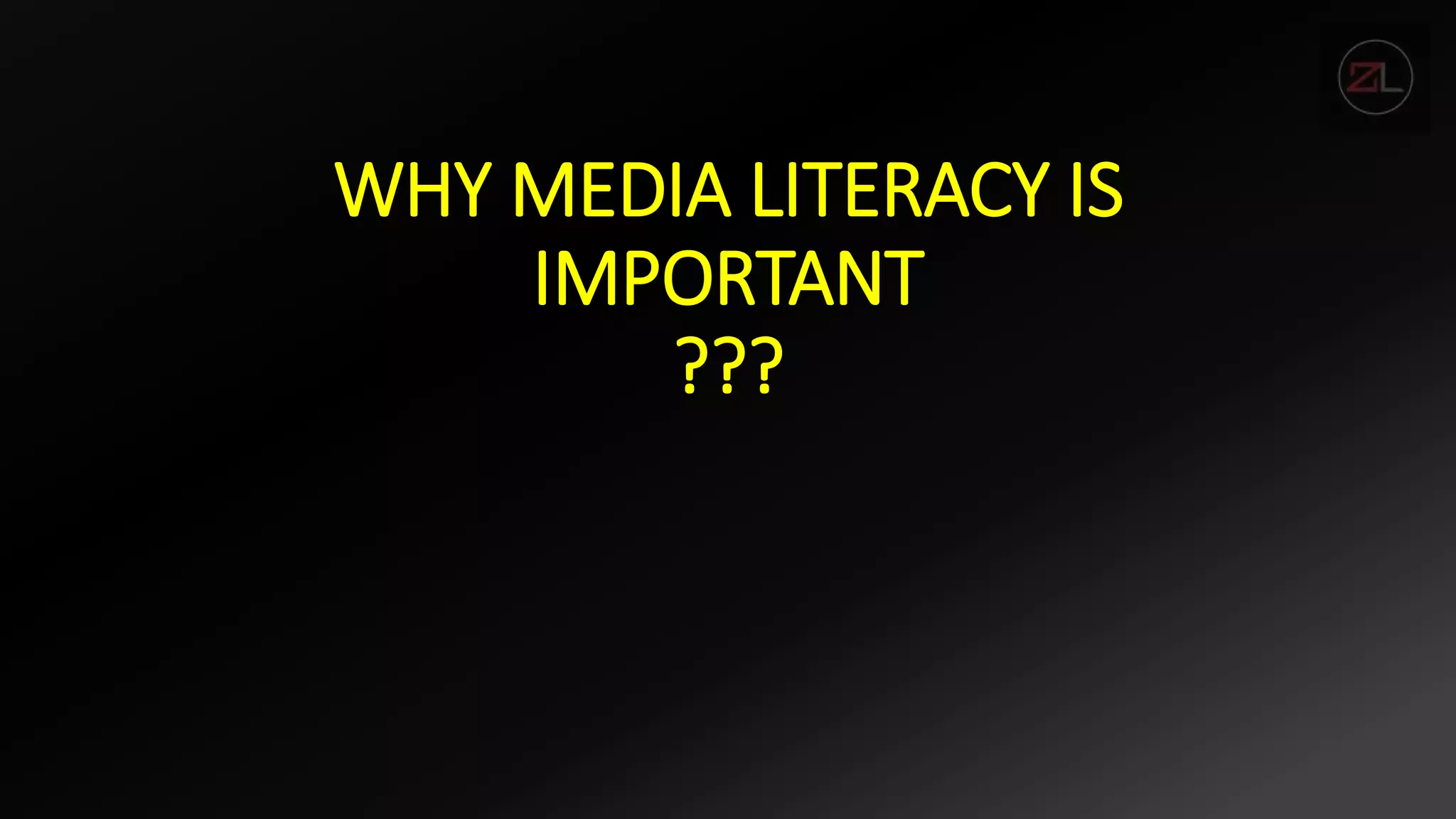 Media, information and technology literacy | PPTX