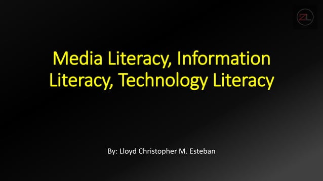 Media, information and technology literacy | PPTX | Internet for ...