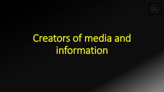 M.I.L Characteristics of a good media practitioner | PPTX