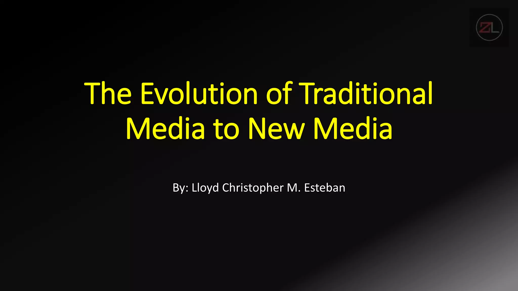 MIL Evolution of media to new media | PPTX