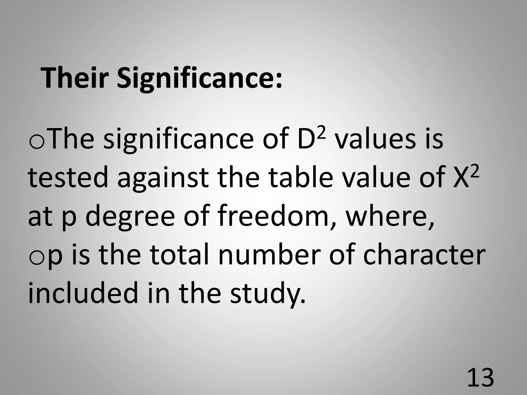D-Square statistic | PPTX