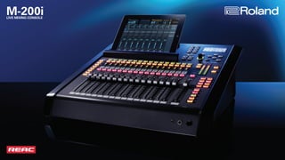 Roland M-200i: 32-Channel Live Digital Mixing Console | PPT