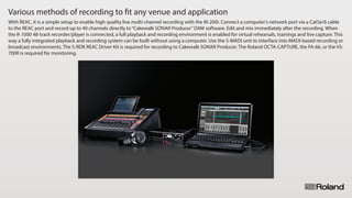 Roland M-200i: 32-Channel Live Digital Mixing Console | PPT