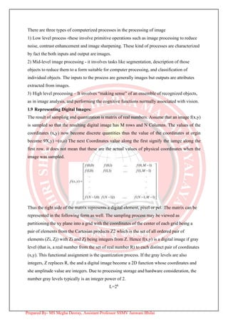 M.sc.iii sem digital image processing unit i | PDF | Photo Editing ...
