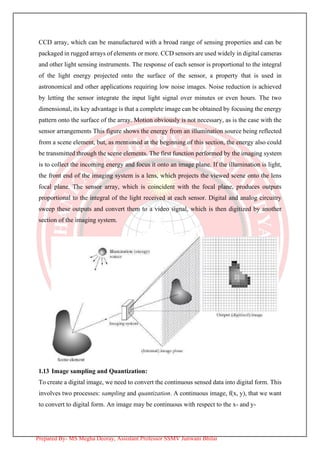 M.sc.iii sem digital image processing unit i | PDF