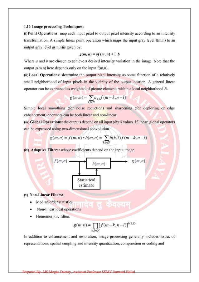 M.sc.iii sem digital image processing unit i | PDF | Photo Editing ...