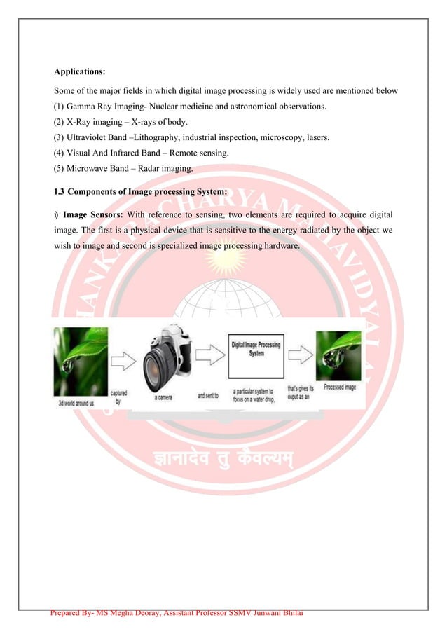 M.sc.iii sem digital image processing unit i | PDF | Photo Editing Software | Computer Software ...