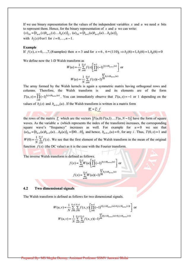 M.sc.iii sem digital image processing unit ii | PDF