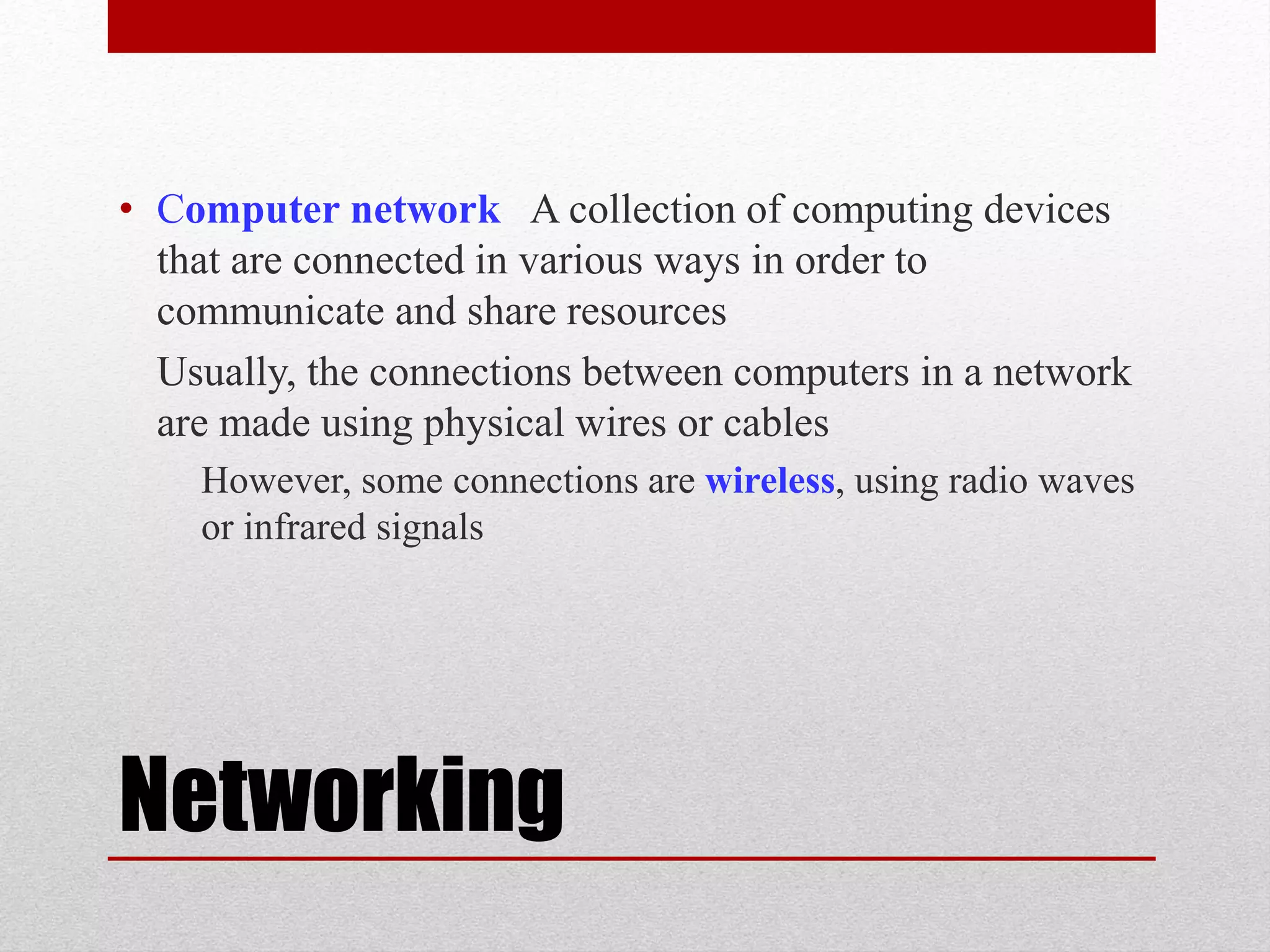 Mflorence Dayana Computer Networks Introduction Ppt