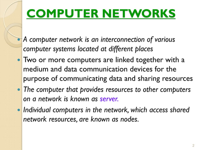 M.Florence Dayana Computer Networks Types | PDF