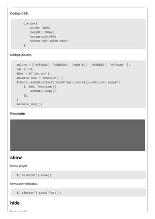 Manual Basico de jQuery | PDF