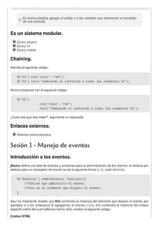 Manual Basico de jQuery | PDF
