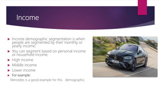 Demographics Bases for Segmentation | PPTX