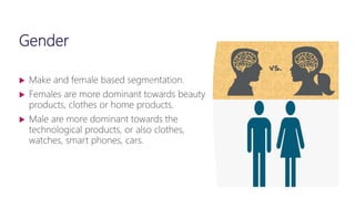 Demographics Bases for Segmentation | PPTX