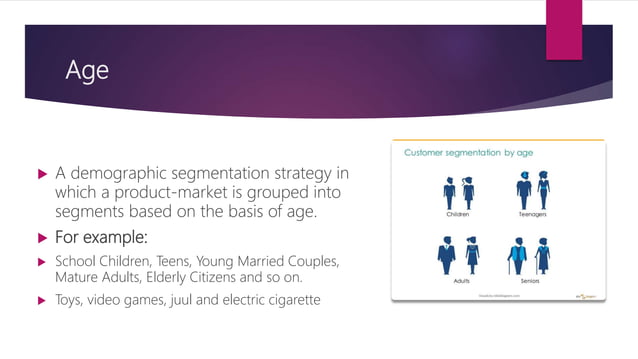 Demographics Bases for Segmentation | PPTX