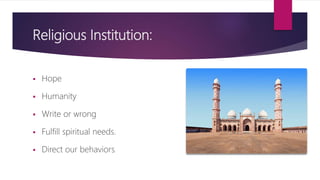 Social institutions and Types of Social Institutions: | PPTX