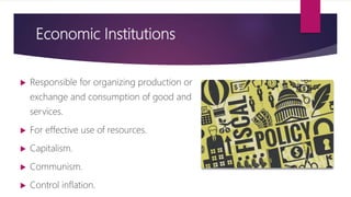 Social institutions and Types of Social Institutions: | PPTX