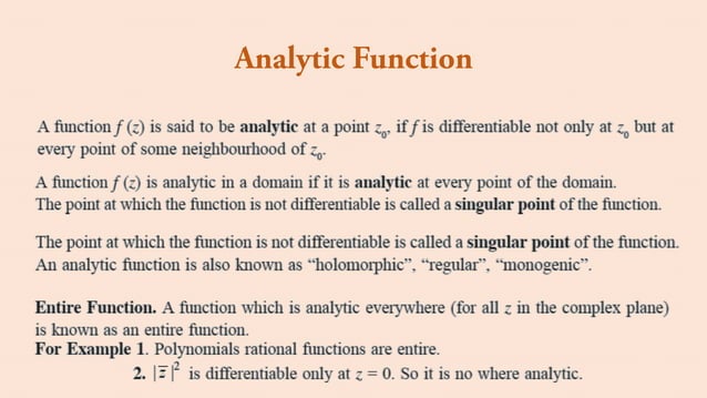 Complex Analysis | PDF