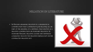 negation in passage to india | PPTX