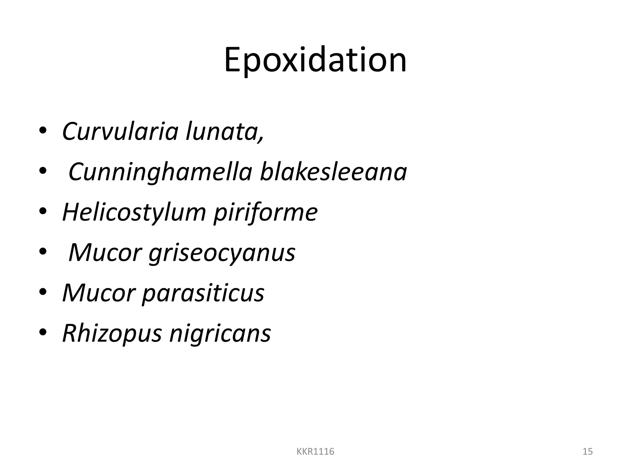 Biotransformation of Steroids and Sterols | PPTX