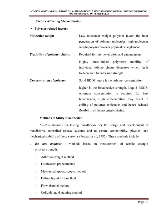 M.pharm thesis | PDF | Digestive Disorders | Diseases and Conditions