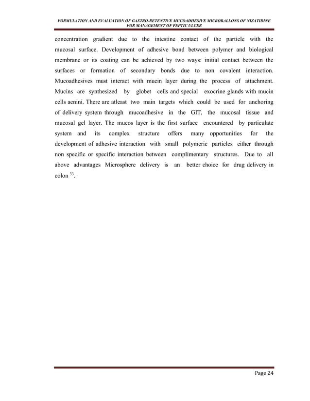 M.pharm thesis | PDF | Digestive Disorders | Diseases and Conditions