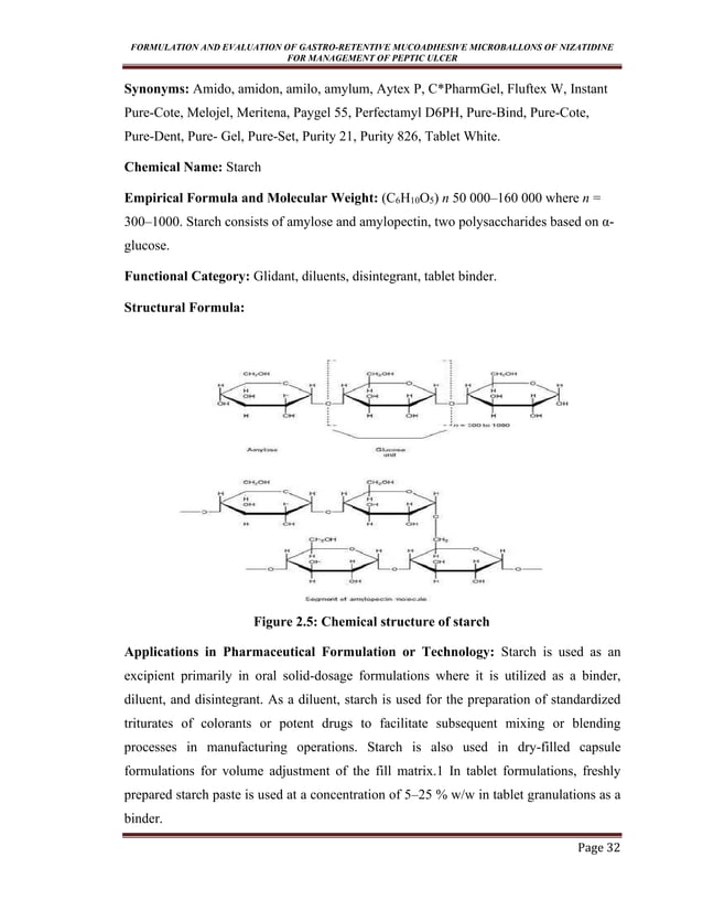 M.pharm thesis | PDF | Digestive Disorders | Diseases and Conditions