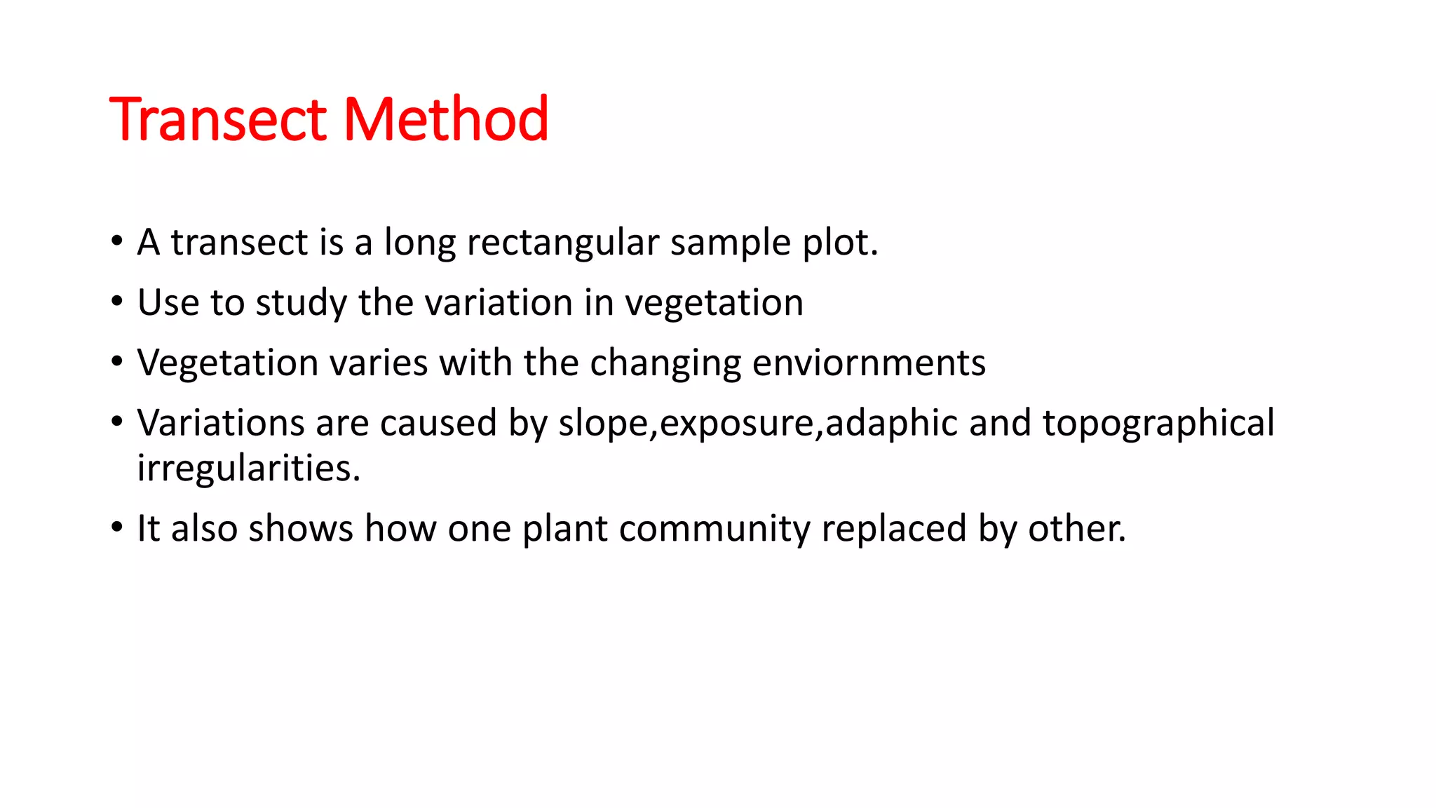 Ecological sampling | PPTX