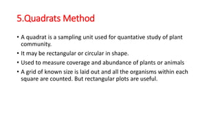 Ecological sampling | PPTX