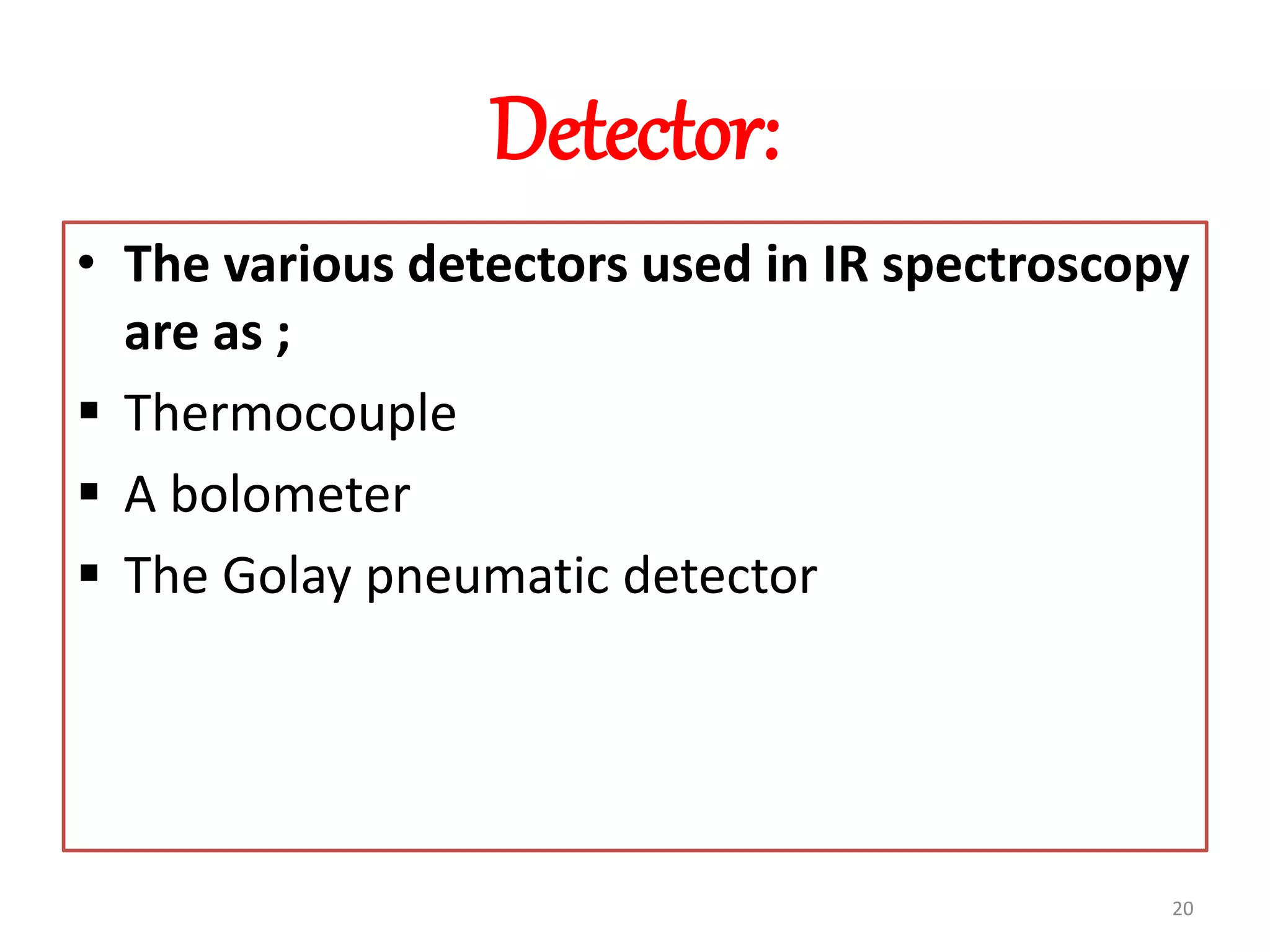 M.Sc. Part I 1.3 INFRARED SPECTROPHOTOMETRY PPT (1).ppsx
