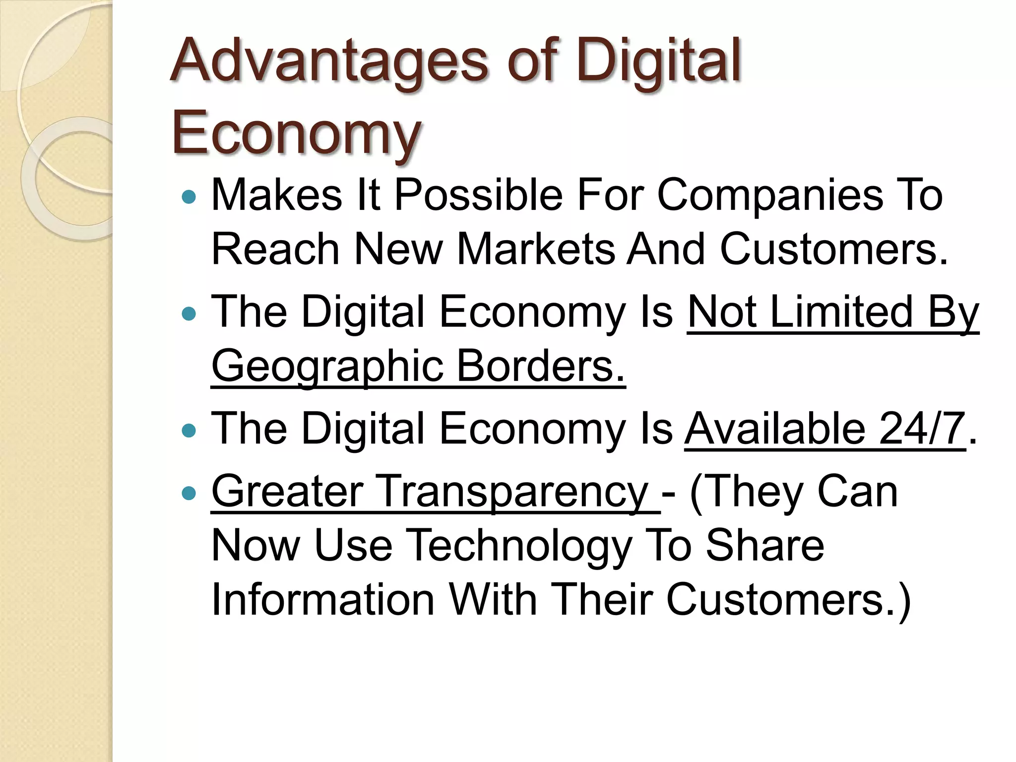 digital economy | PPT