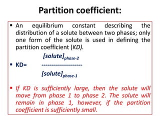 M.Sc. Part IIntroduction to separation methods in analytical chemistry.ppsx