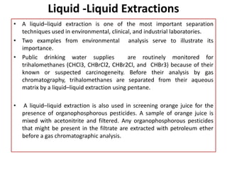 M.Sc. Part IIntroduction to separation methods in analytical chemistry.ppsx