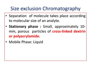 M.Sc. Part IIntroduction to separation methods in analytical chemistry.ppsx