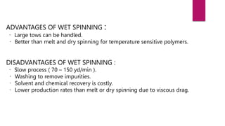 Spinning process | PPTX