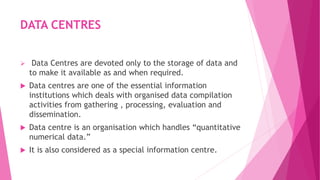 M.LIB_.-_Paper_VIII-_Data_Centre_and_Referral_Centre-lecture_2-Dr_Sonal ...