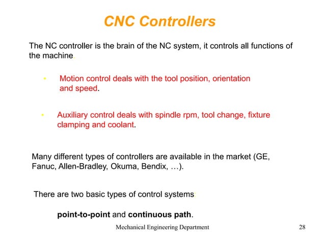 M.P- II-UNIT V - CNC MACHINE TOOLS AND PART PROGRAMMING.ppt | Radio Control | Hobbies & Interests